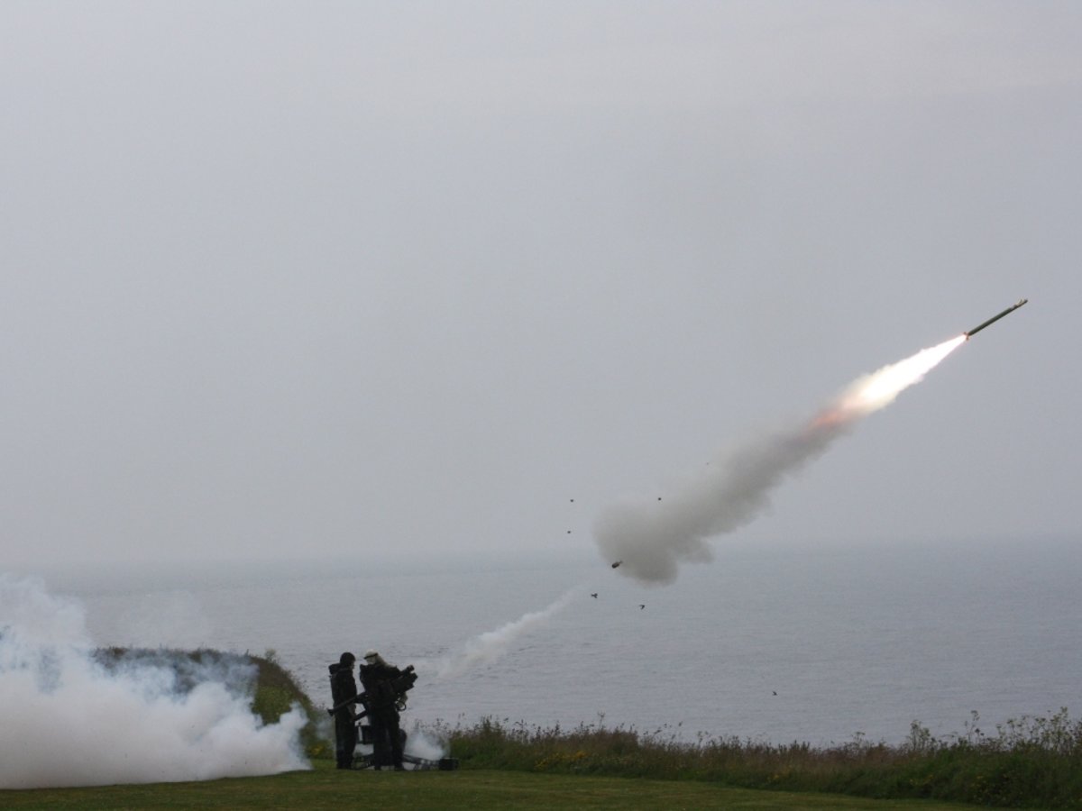 Troops of Air Defence Battalion trained with „Stinger" aircraft defence ...