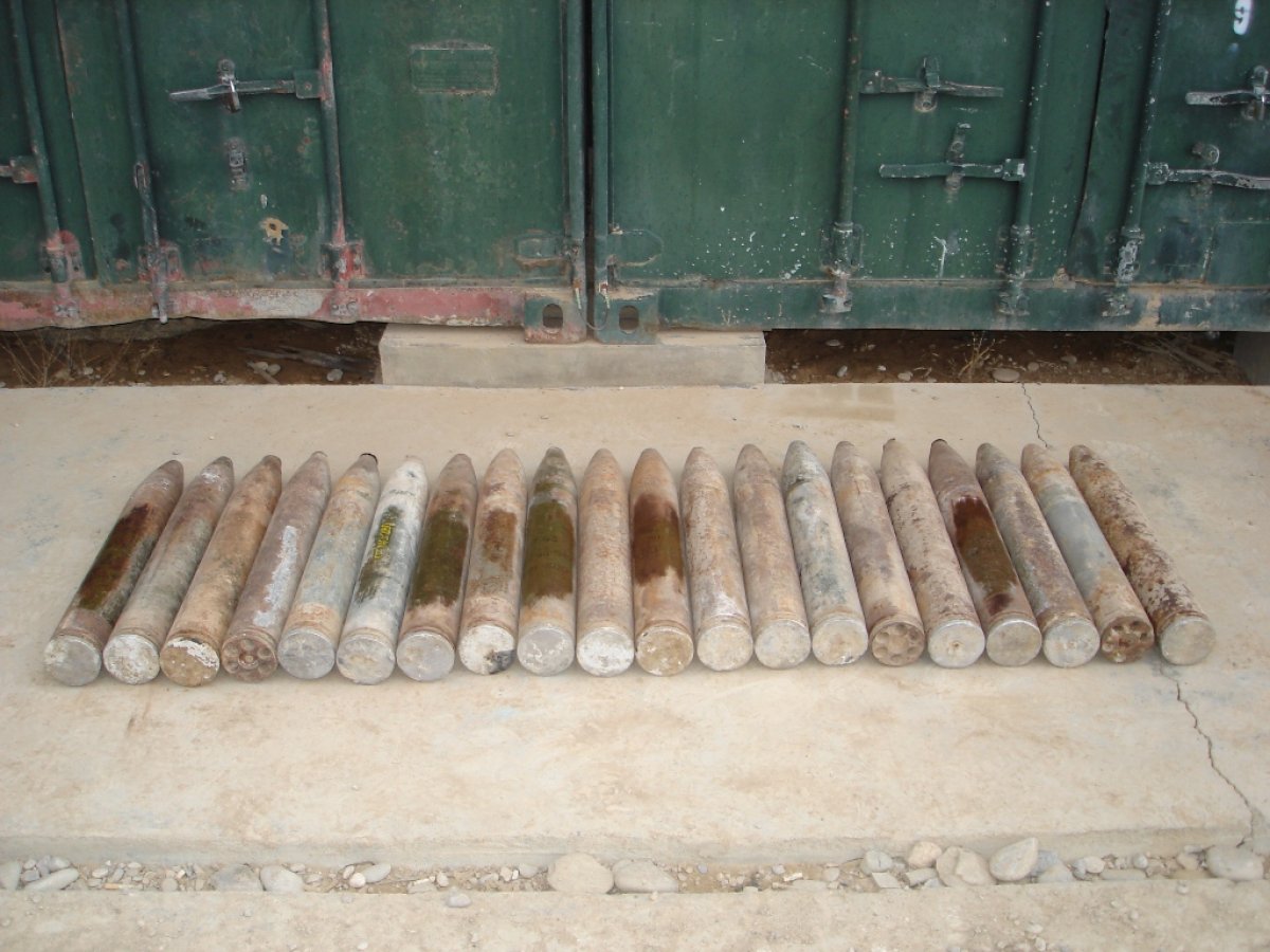 PRT's EOD team destroyed a large amount of ammunition | Lithuanian army