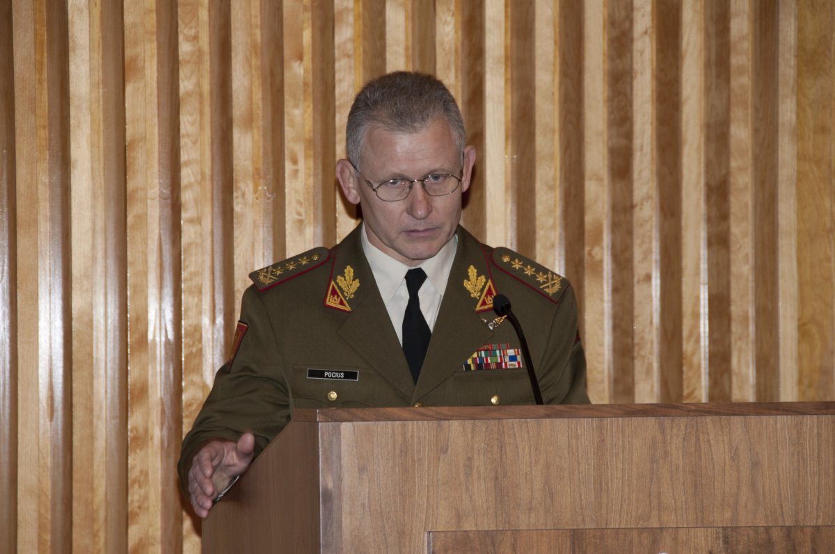 Chief of Defence of Lithuania Lt Gen A.Pocius was inducted into the ...