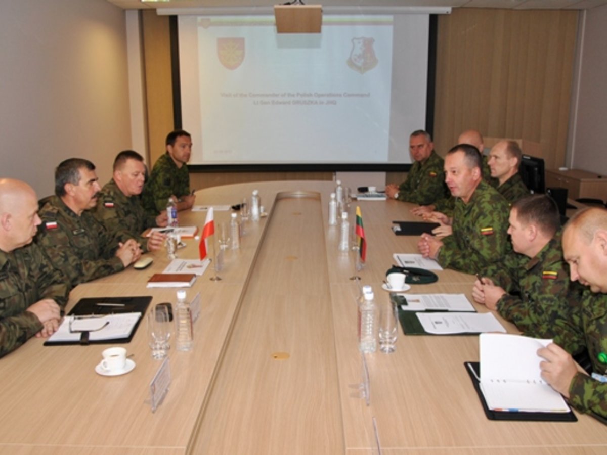 Commander of Polish Operations Command met with Chief of Joint ...
