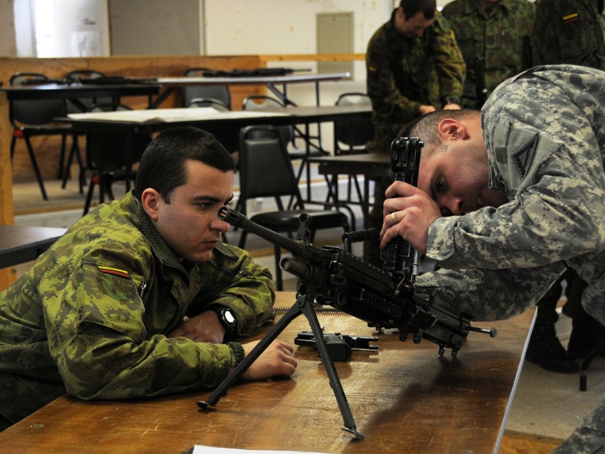 Lithuanian military on pre-deployment training enhanced their skills in ...