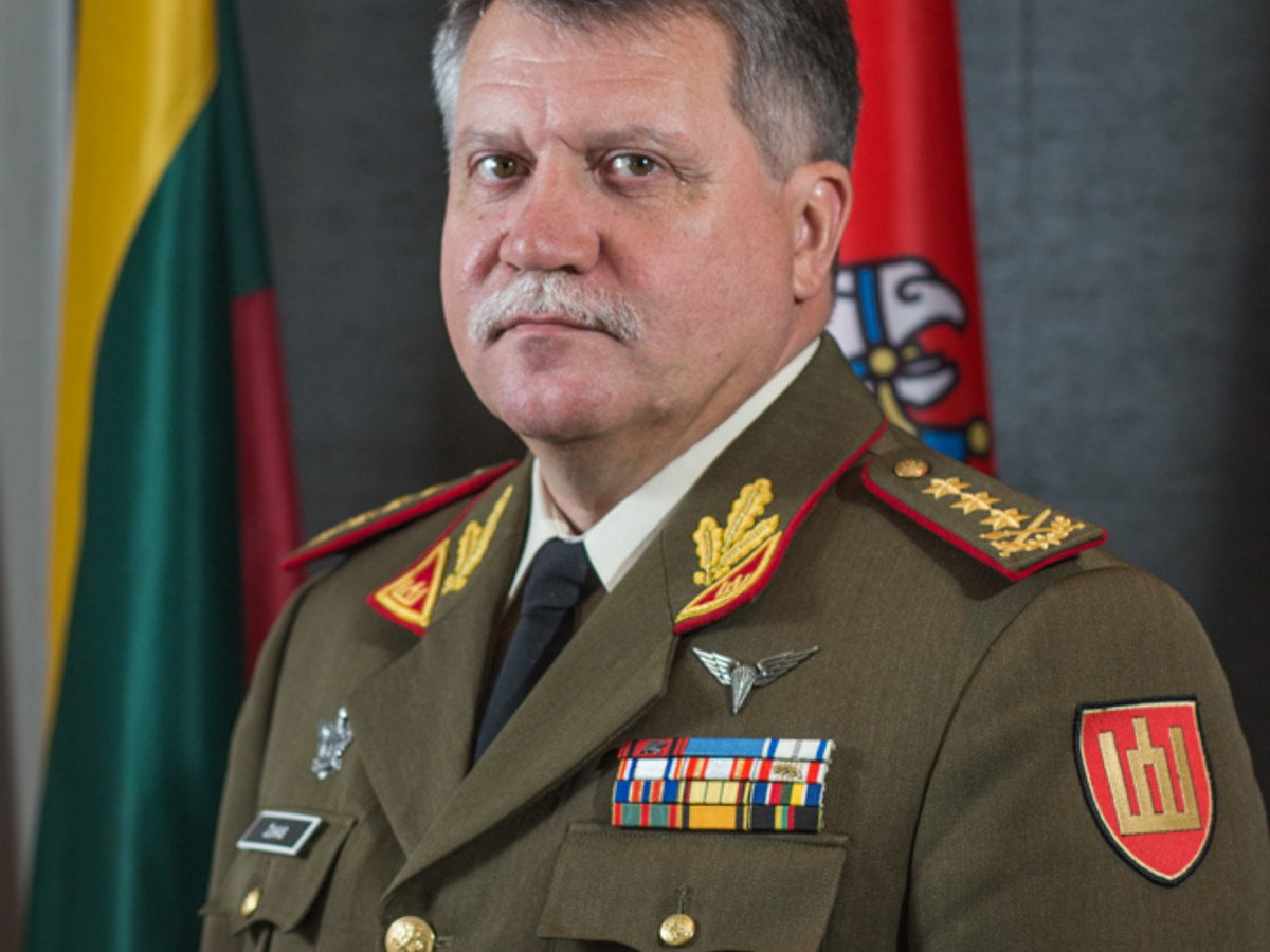 Chief of Defence of Lithuania Lieutenant General Jonas Vytautas Žukas ...