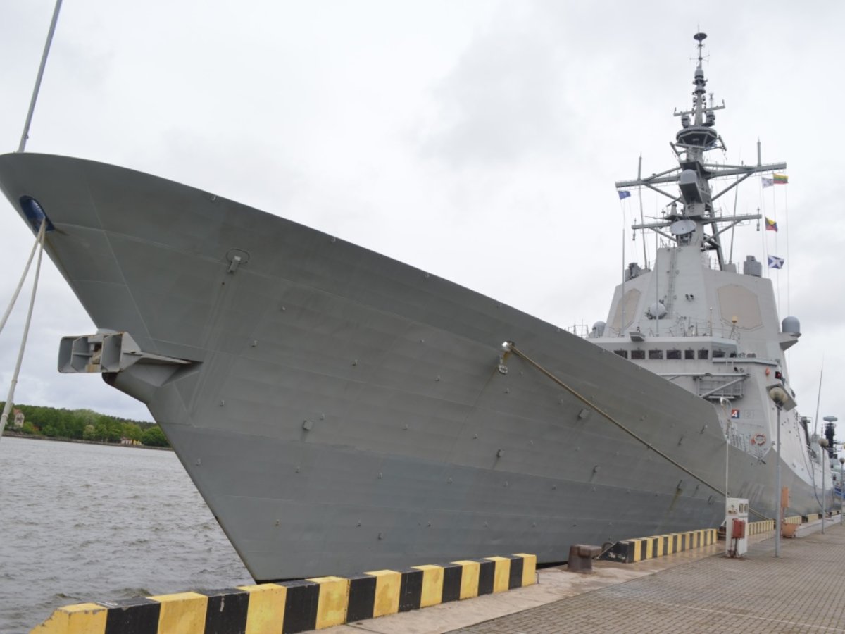 SNMG1 ships on a visit in Klaipėda | Lithuanian army