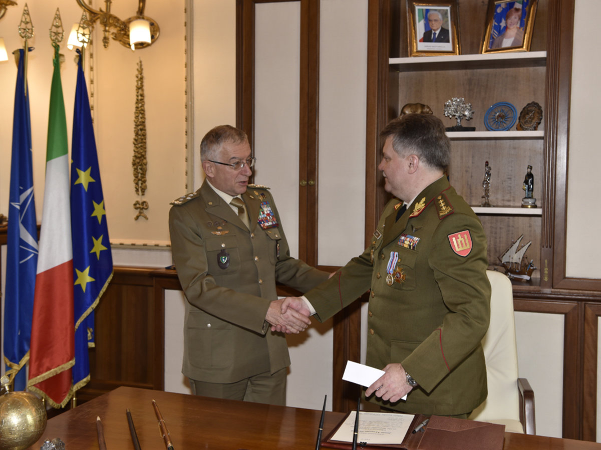 Lithuanian and Italian Chiefs of Defence discussed cooperation at a ...