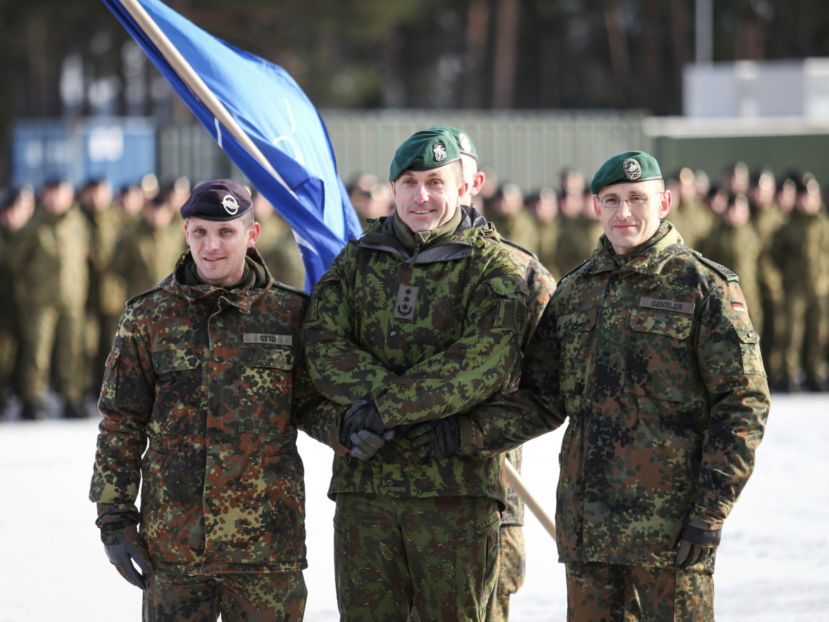 NATO eFP Battalion Battle Group change of command ceremony took place ...