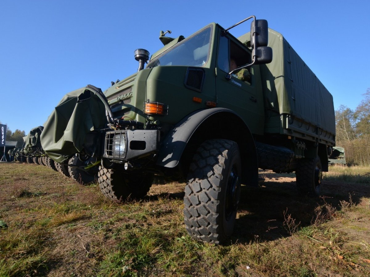 New batch of Unimog trucks delivered to the Lithuanian Armed Forces ...