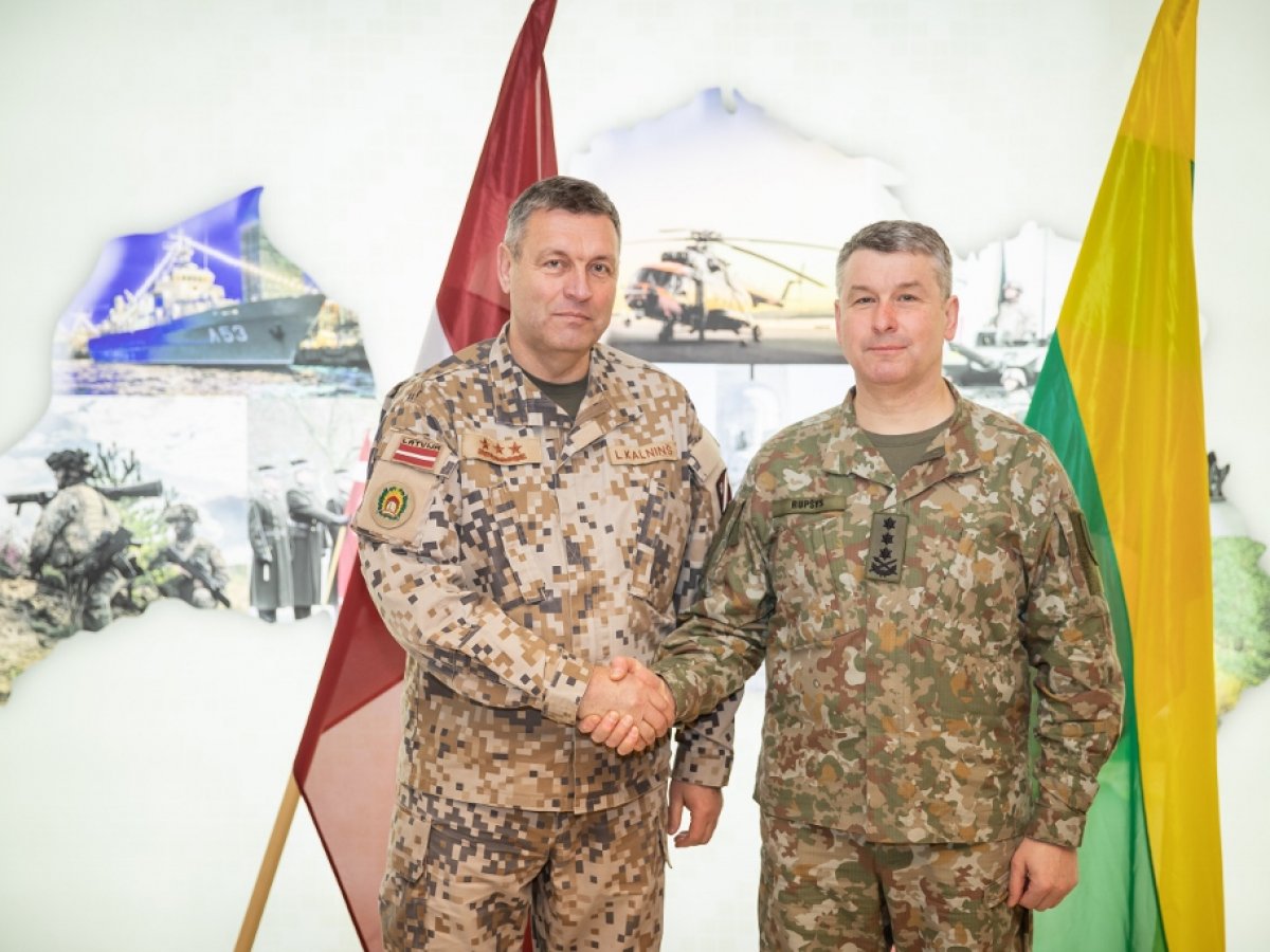 Chief of Defence visited Latvia | Lithuanian army