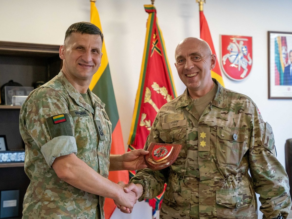 Chief of the Royal Danish Army paid a visit to Lithuania | Lithuanian army
