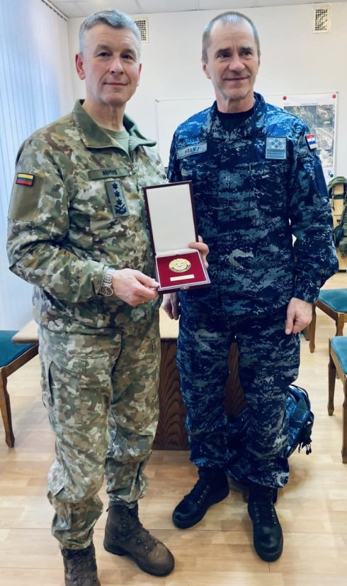 Lithuanian and Croatian Chiefs of Defence convened at Rukla ...