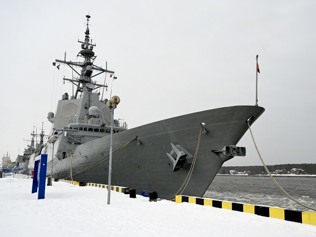 Standing NATO Maritime Group1 ships visit Klaipėda | Lithuanian army